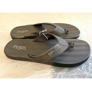 Flojos | Shoes | Flojos Mens Levee Flip Flop Sandals Black | Poshmark